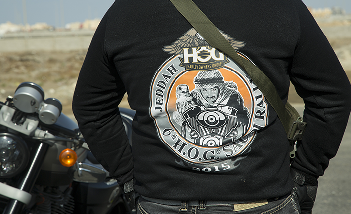 Riding Motorcycle in Saudi Arabia