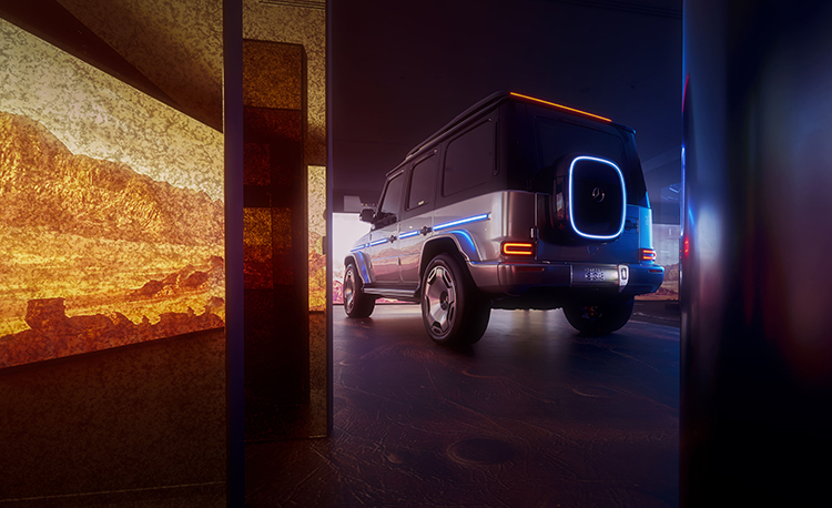 Juffali Automotive Company Showcase the Mercedes-Benz Concept EQG at ...