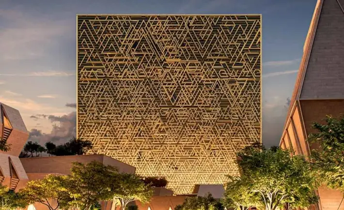 construction beginning on the new Mukaab